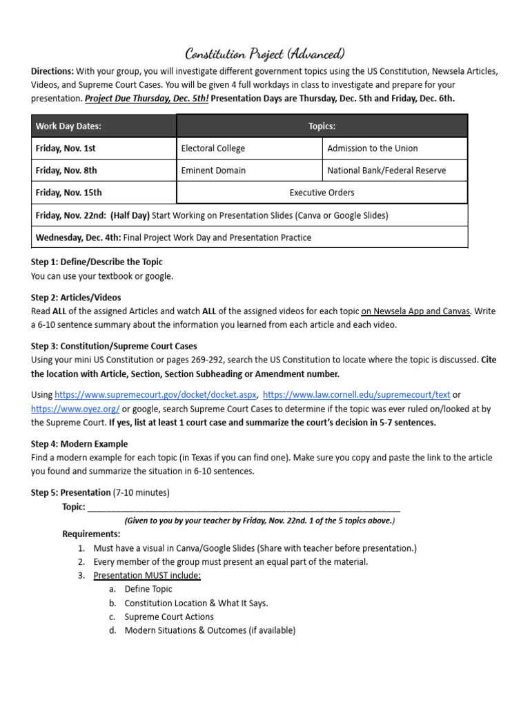 Constitution Project | PDF | Supreme Court Of The United States ...