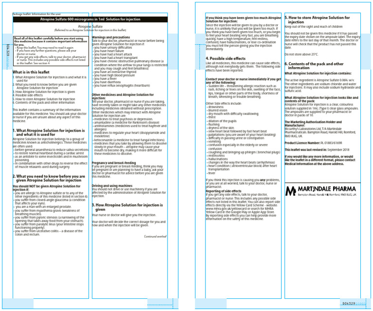 Drug Leaflet | PDF | Diseases And Disorders | Medical Specialties