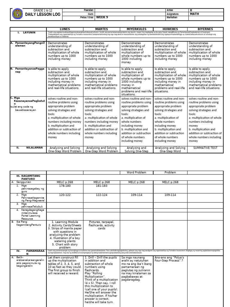Math Week 9 | PDF | Mathematics