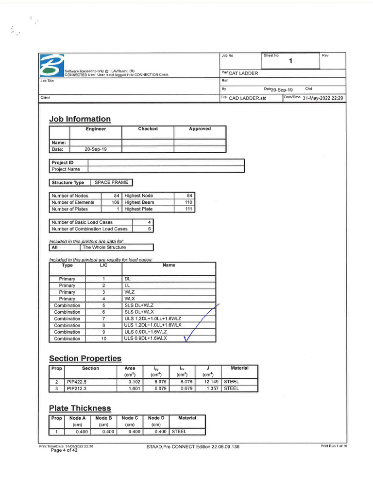 Caculation Pip - For Ladder | PDF