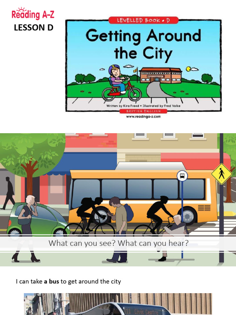 D Getting Around The City Lesson Plan and Story | PDF | Linguistics