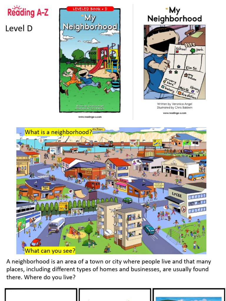 D My Neighborhood Lesson Plan and Story | PDF | Phonics | Linguistics