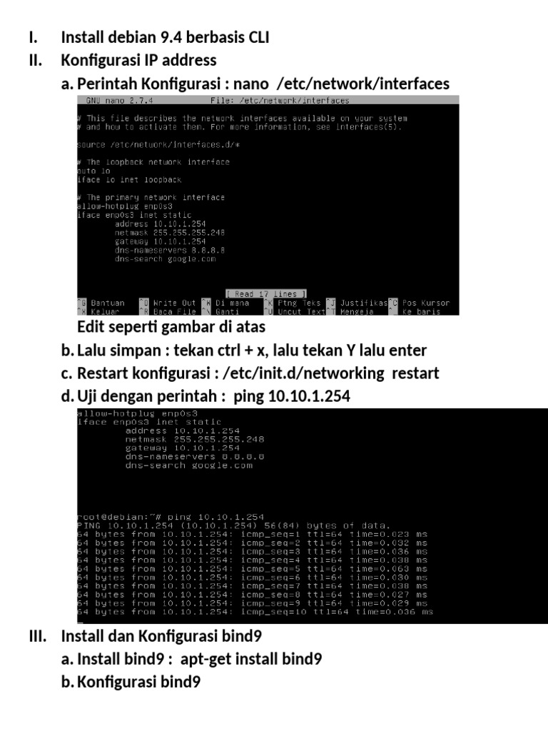 Konfigurasi DNS (Bind9) | PDF