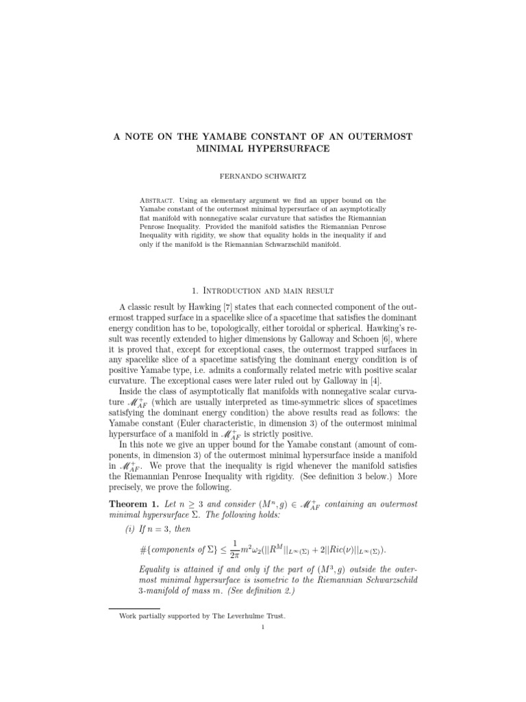 Note v2 | PDF | Manifold | Mathematics