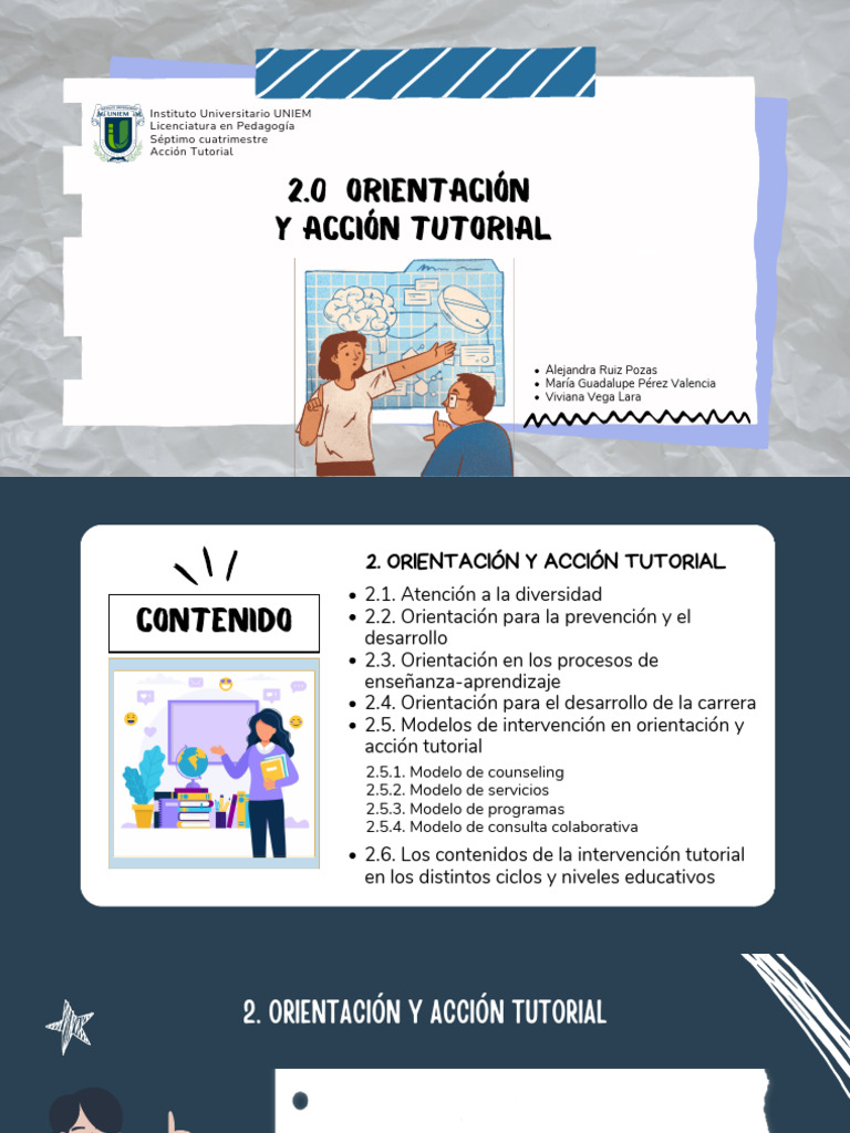 2.0 Orientación y Acción Tutorial | PDF | Aprendizaje | Evaluación