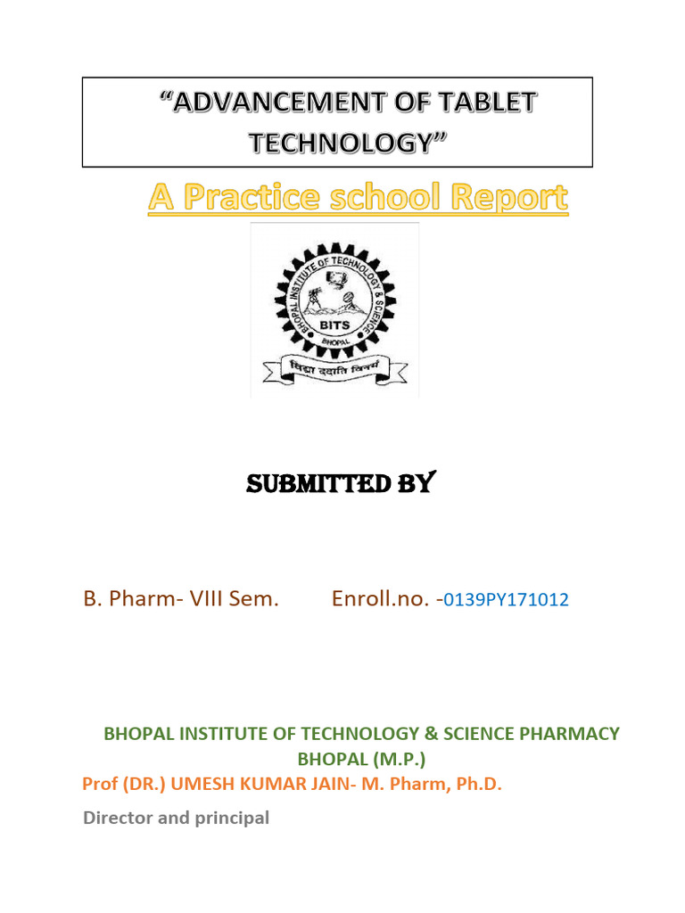 Arif 12 School Project | PDF | Tablet (Pharmacy) | Pharmaceutical Sciences