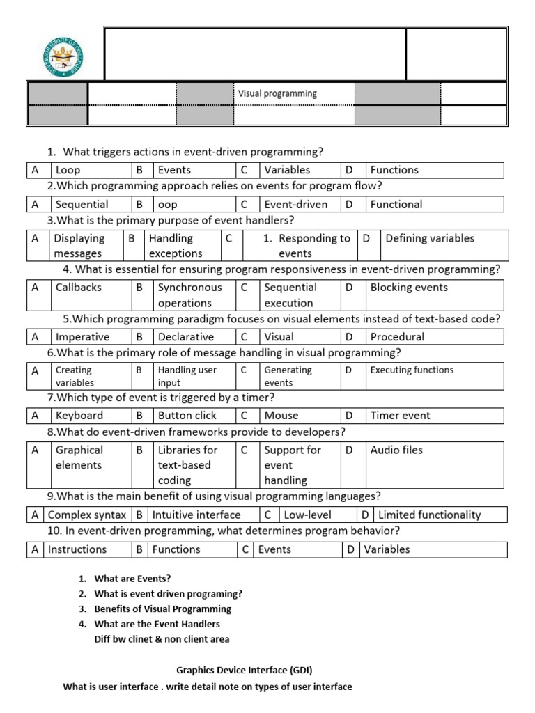 Visual Programming | PDF | Computer Programming | Computer Program Visual Programming | PDF | Computer Programming | Computer Program