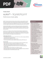 Infineon AURIX - TC37x - Addendum DataSheet v01 - 05 EN | PDF | Trademark | Emulator