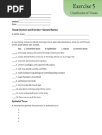 Class9 Animal Tissues Worksheet | PDF | Connective Tissue | Tissue ...