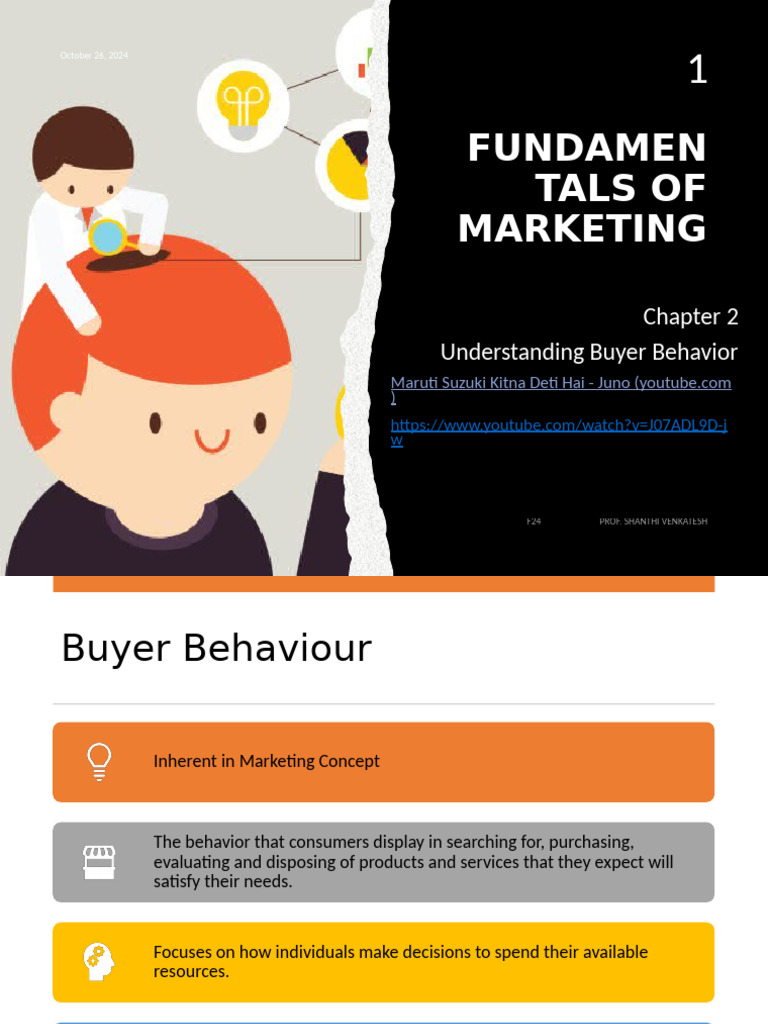 Chapter 2 Understanding Buyer Behaviour | PDF | Behavior | Attitude ...