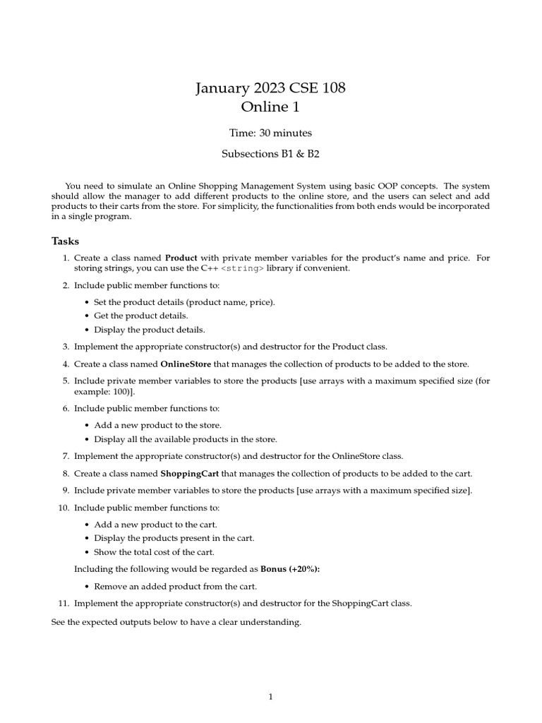 Online (B1+B2) | PDF | Method (Computer Programming) | Computer Engineering