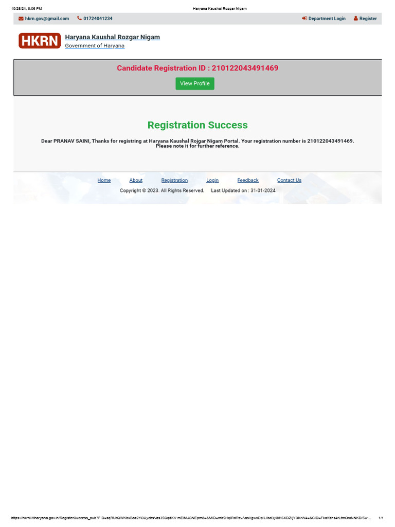 Haryana Kaushal Rozgar Nigam | PDF