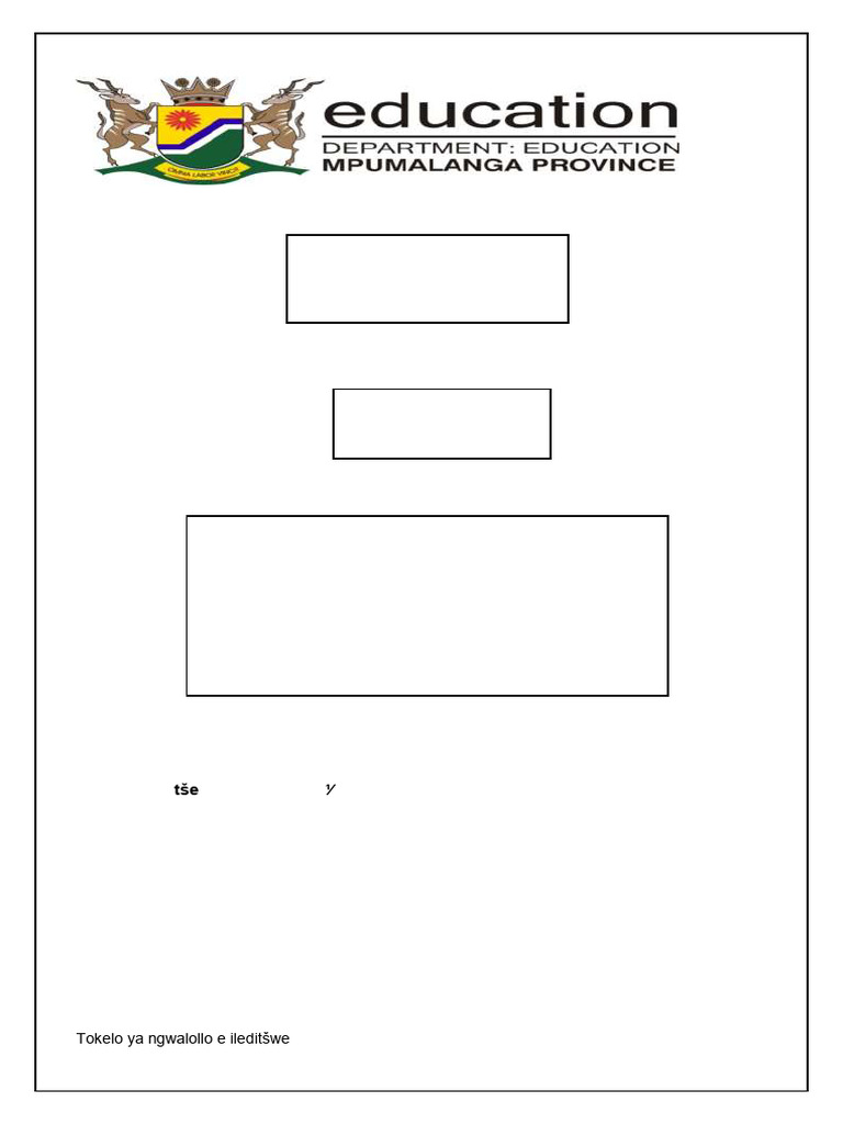 2023 Sepedi HL Grade 10 P2 June Exam | PDF