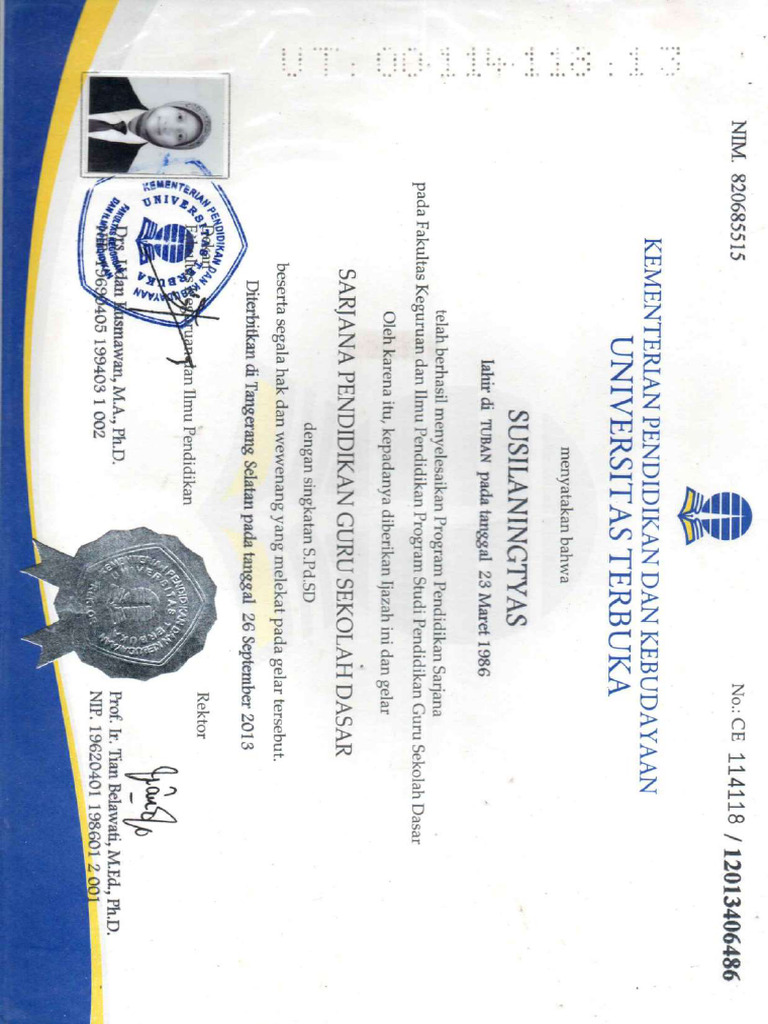 IJAZAH 2 Compressed | PDF