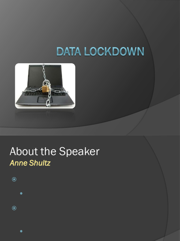 DLP - Data Lockdown (Anne Shultz) | PDF | Computer File | Zip (File Format)