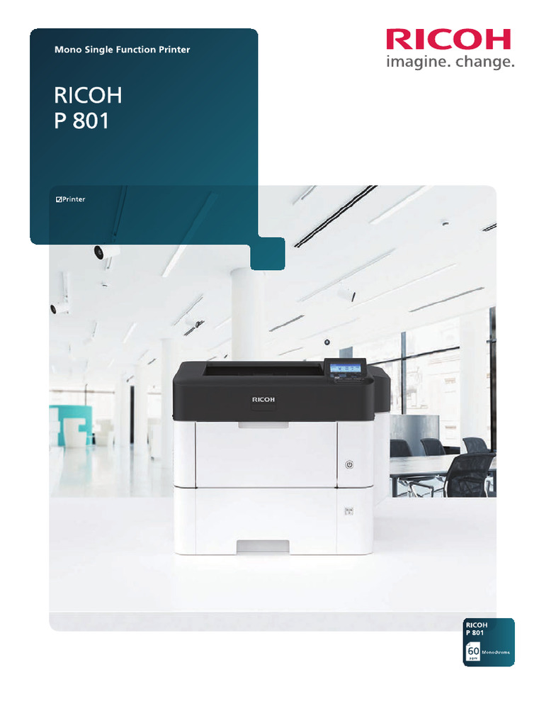 P 801 Brochure | PDF