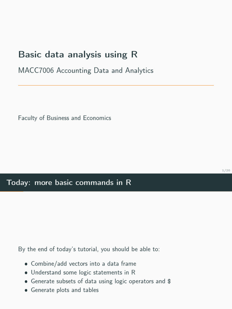 Lab 3 (Tutorial 1) | PDF | Applied Mathematics