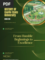 Cvsu History, Vision, Mission | PDF | Educational Stages | Behavior ...