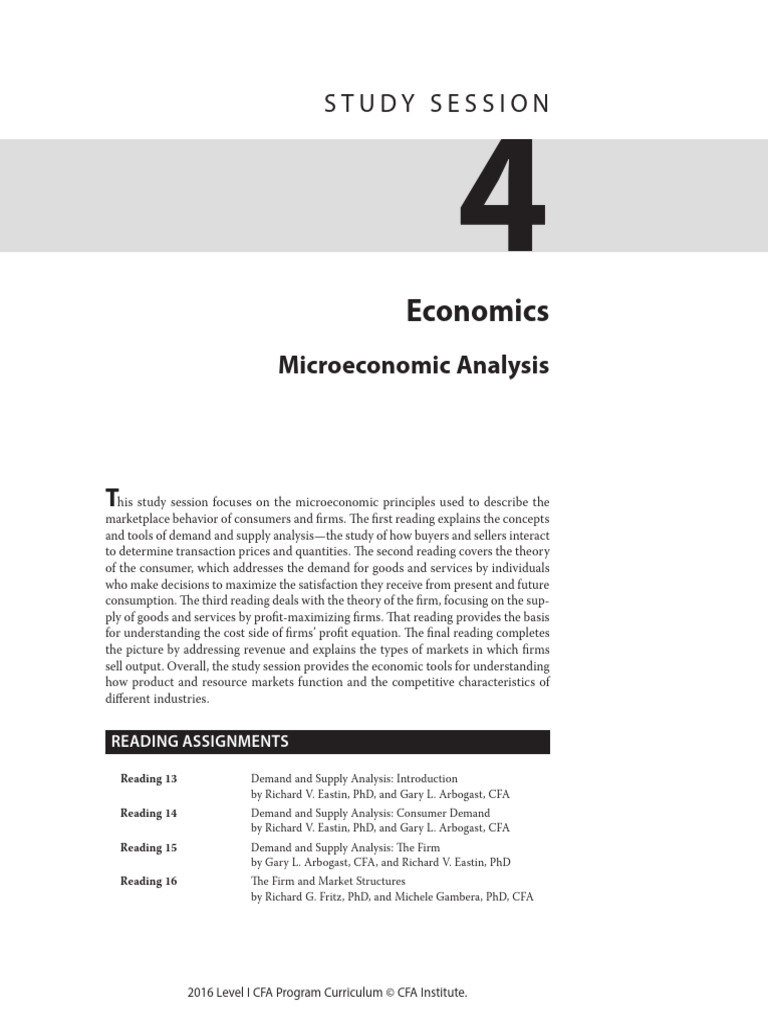 Reading 14 Demand and Supply Analysis Co | PDF | Demand | Supply And Demand