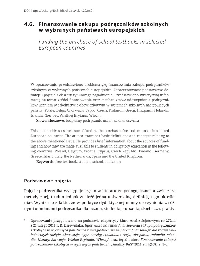 4.6 - Organizacja Pracy Szkoły | PDF