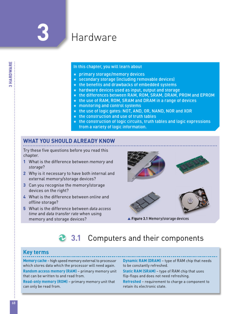 Understanding Computer Memory and Storage | PDF | Random Access Memory | Computer Data Storage