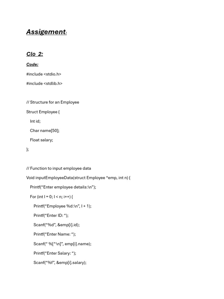 Assigement | PDF | Programming Paradigms | Computer Engineering