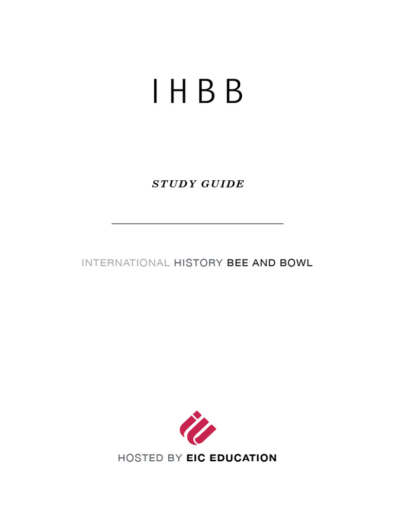 IHBB学习指南（决赛）IHBB Study Guide (Final) | PDF | Egypt | Qing Dynasty