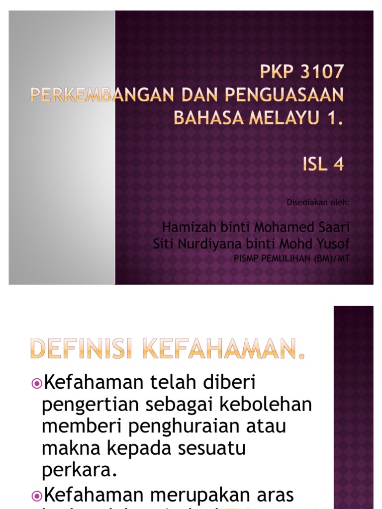Tahap Kefahaman-Hubungan Sebab Dan Akibat | PDF