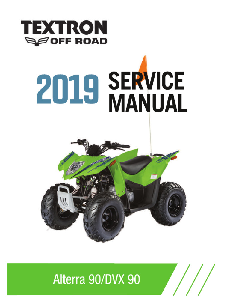 2019 Alterra DVX 90 | PDF | Gasoline | Axle