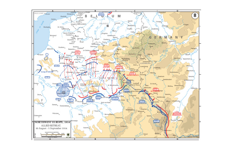 Northwest Europe, 1914 - Allied Retreat, 30 August - 5 September | PDF ...