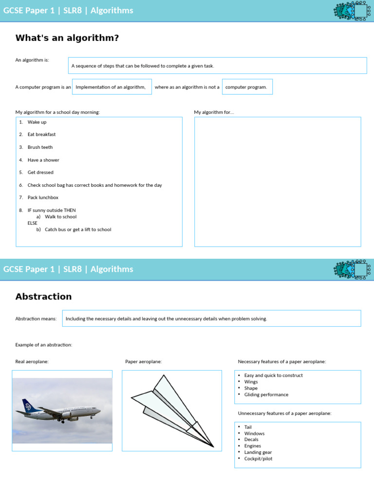 SLR 8 Student Workbook Answers | PDF | Algorithms And Data Structures ...