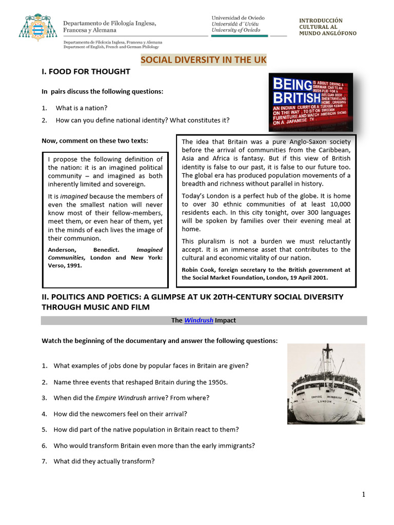 PLA 5 - Poems and Songs of British Social Diversity | PDF | Nation