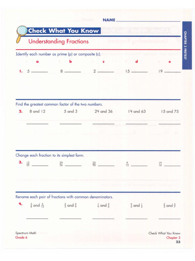 Spectrum Math Grade 6-2 | PDF