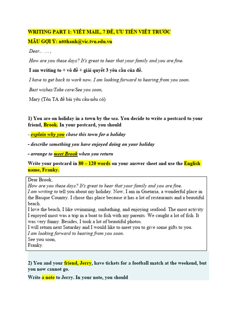 Email Writing Prompts in English | PDF | English Language