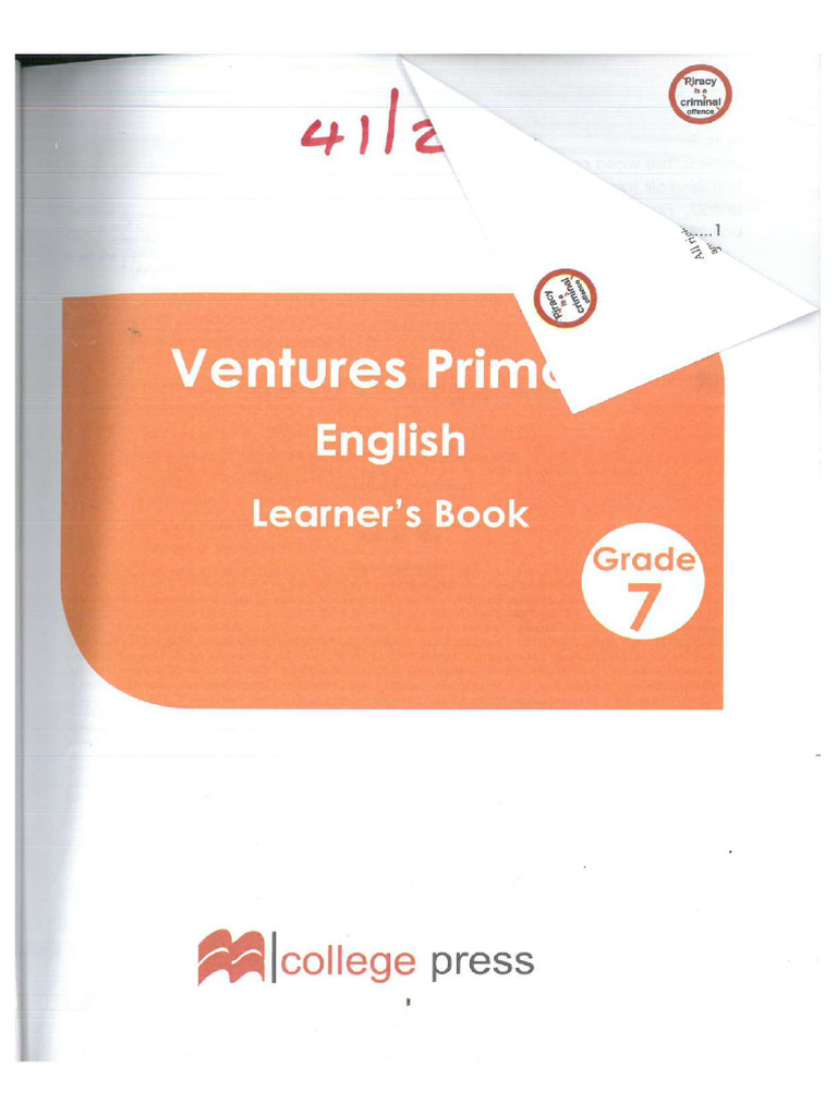 Ventures English GR 7 | PDF