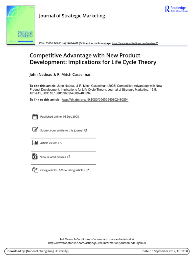 New Product Development & PLC Insights | PDF | Disruptive Innovation ...