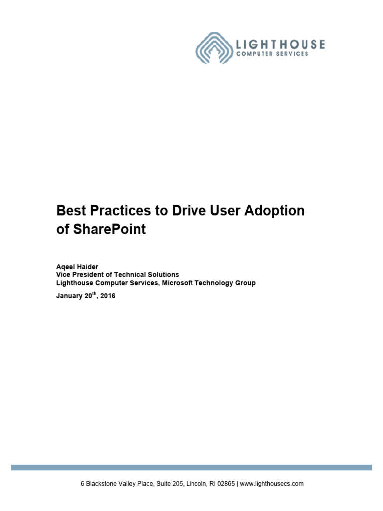 Final - Best Practices To Drive User Adoption Vjan22 | PDF | Share ...