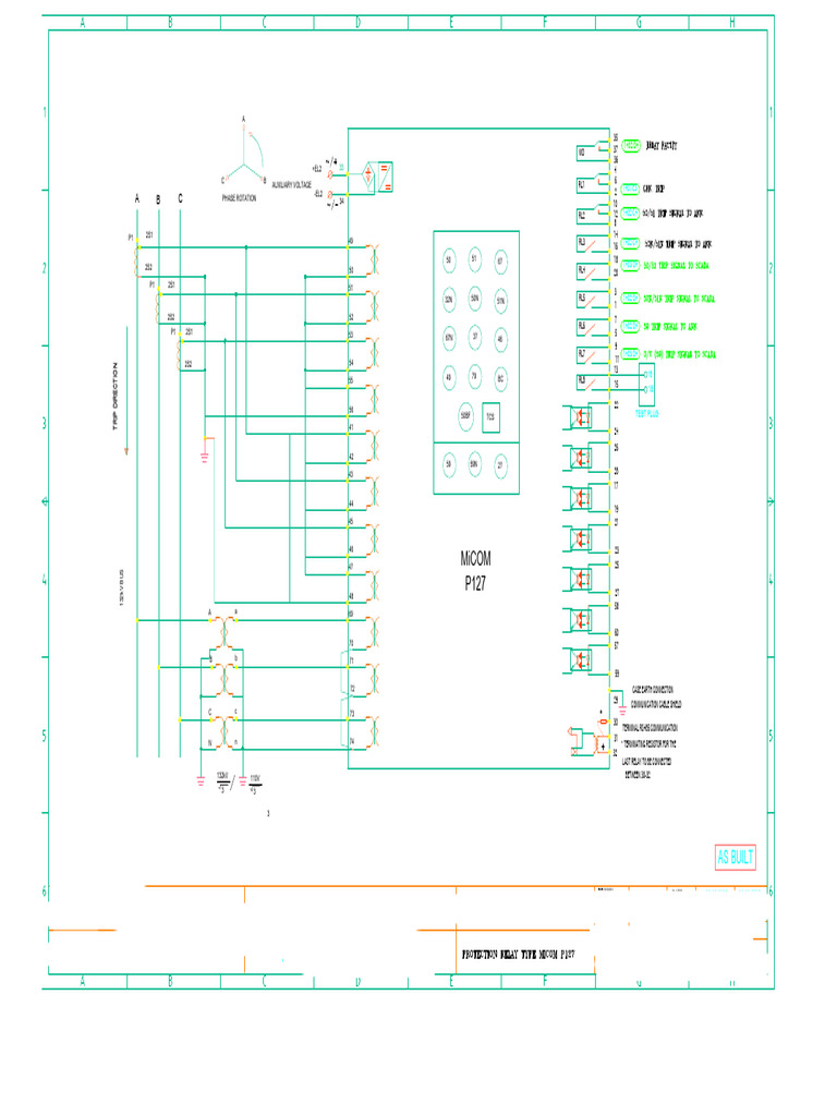 Overcurrent Protection Relay P127 | PDF | Electrical Equipment | Electrical Components