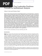 Women and the Leadership Labyrinth | PDF | Leadership | Social Psychology