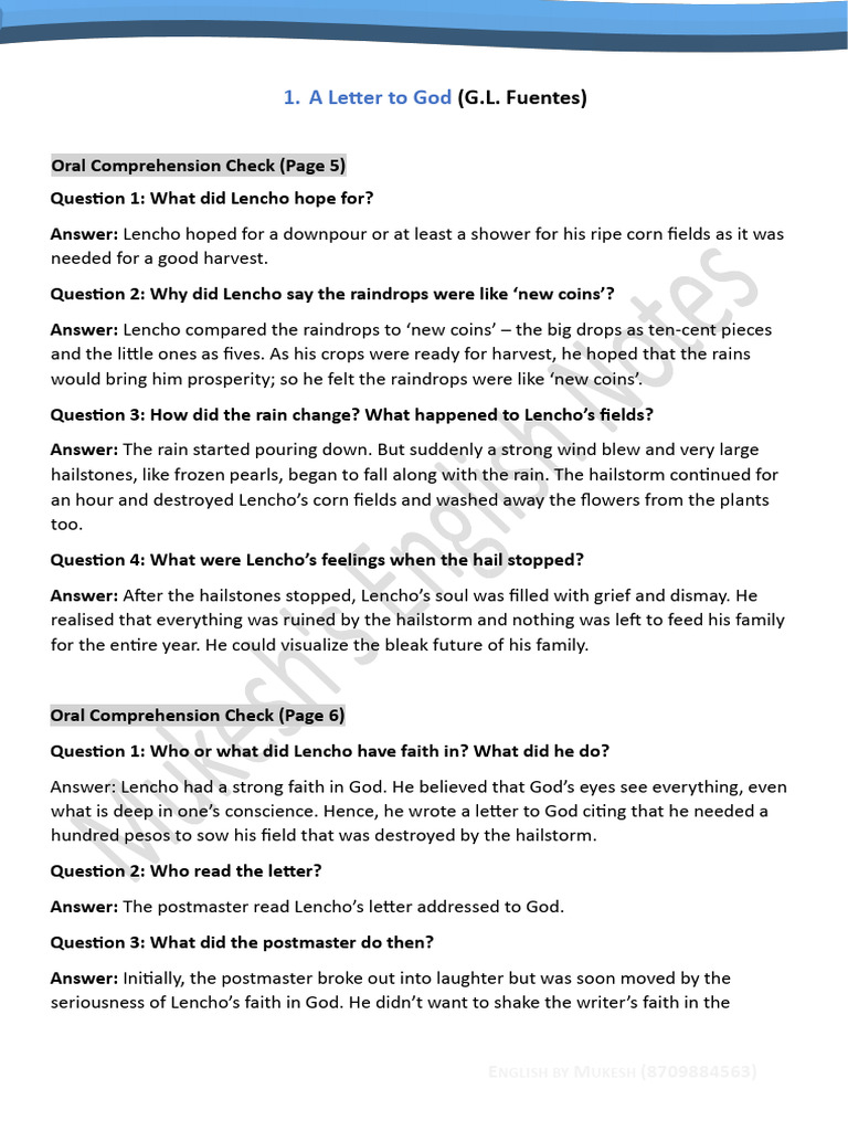 Class X English First Flight Solution | PDF | Hail | Nelson Mandela