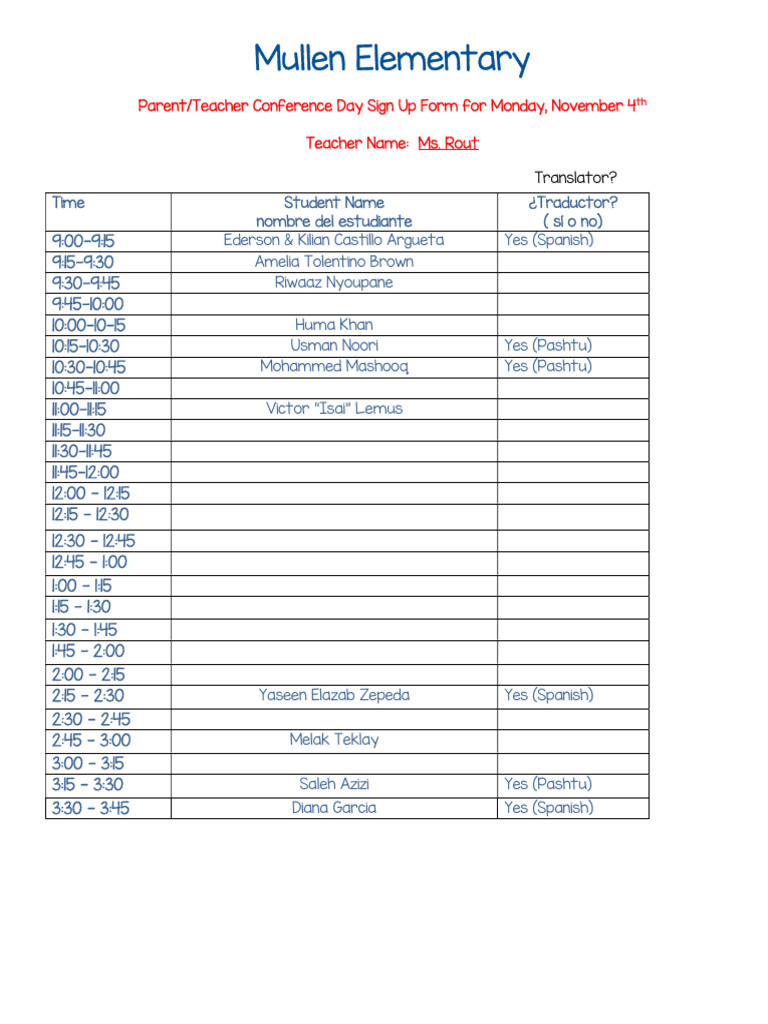 Conference Schedule | PDF
