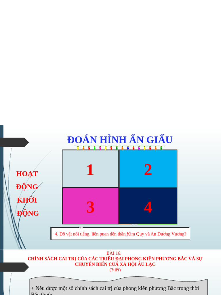 Bai 16. Chinh Sach Cai Tri Cua Cac Trieu Dai Phong Kien Phuong Bac Va ...