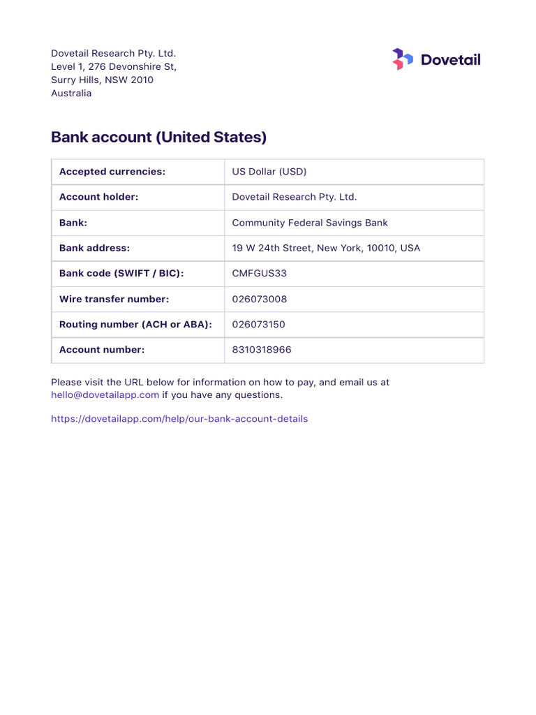 Bank Details | PDF