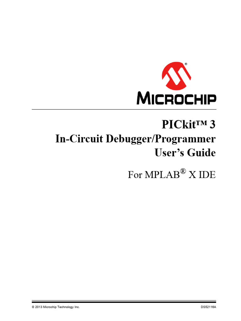 Pickit 3: ™ In-Circuit Debugger/Programmer User'S Guide | PDF | Microcontroller | Computer ...