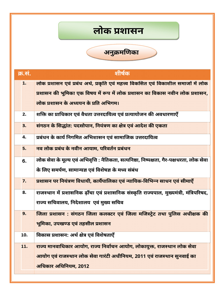 998) लोक प्रशासन | PDF