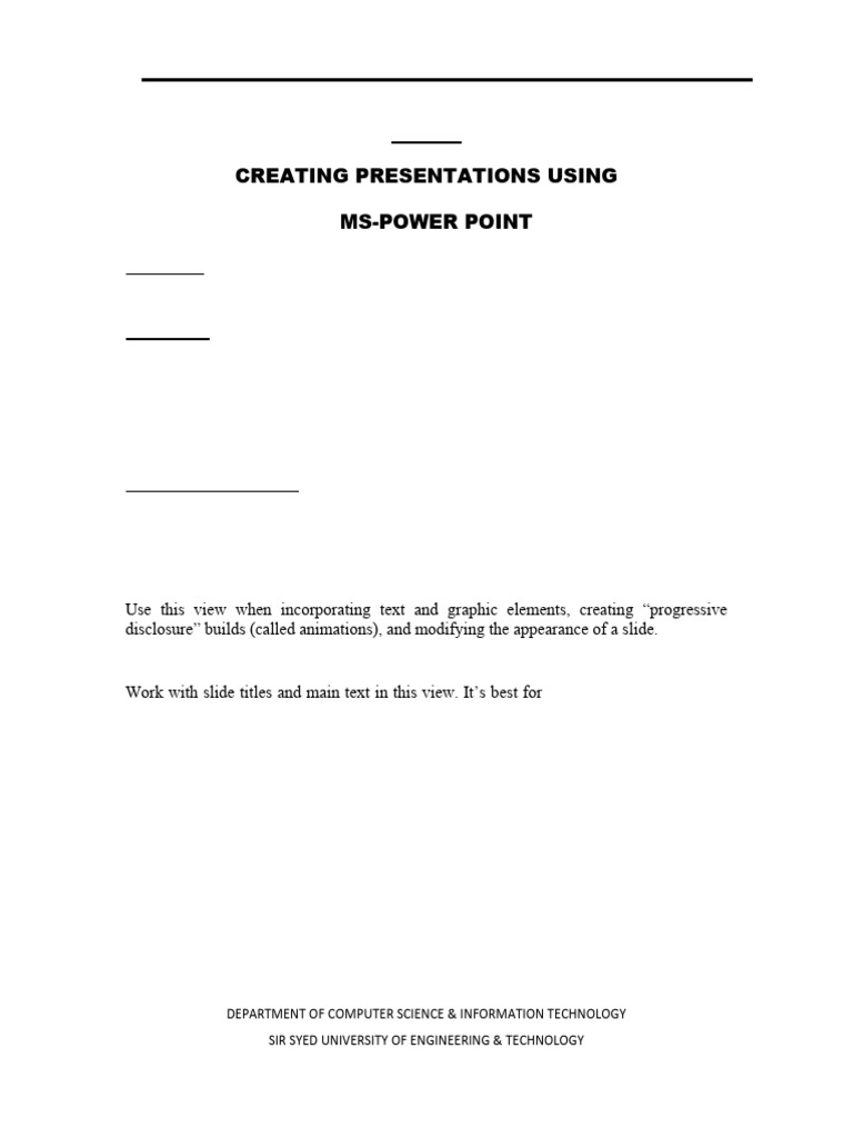 Lab 3 | PDF | Microsoft Power Point | Microsoft Windows Lab 3 | PDF | Microsoft Power Point | Microsoft Windows