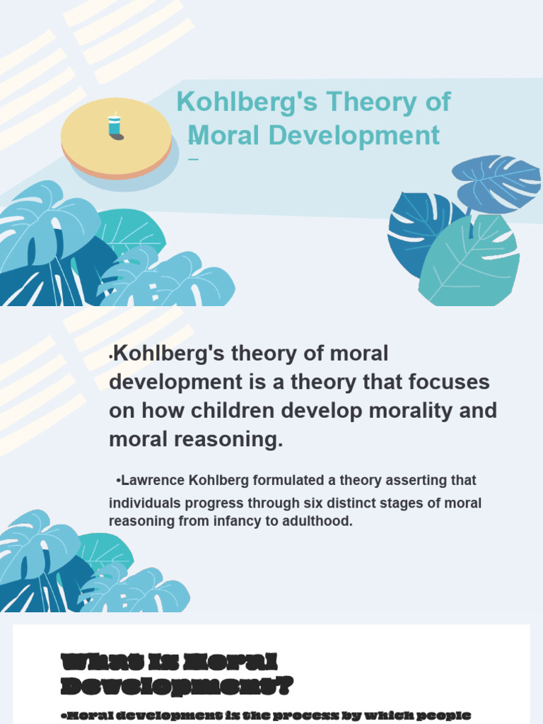 Kohlberg's Theory | PDF | Morality | Social Psychology