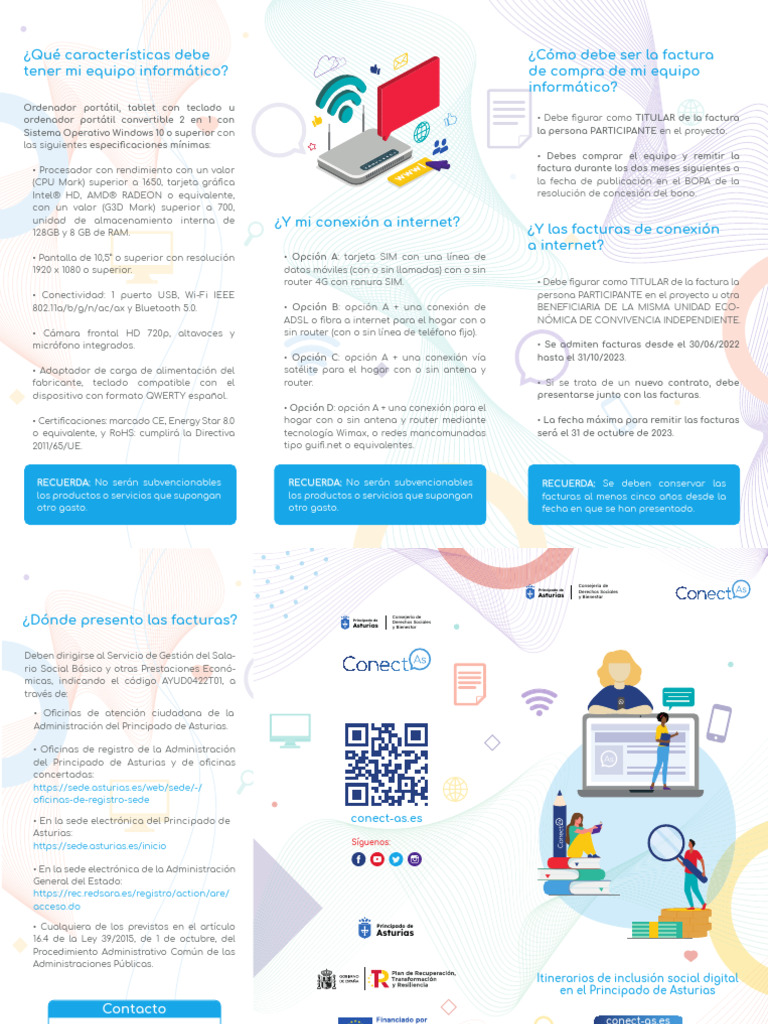 TRIPTICO_CONECTAS_VF_WEB | PDF | Ordenador portátil | Hardware de la computadora