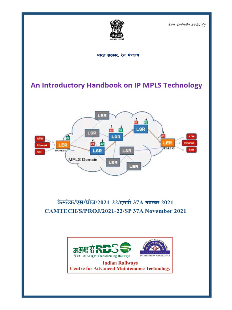 An Introductory Handbook On IP-MPLS Technology | PDF | Networking | Multiprotocol Label Switching