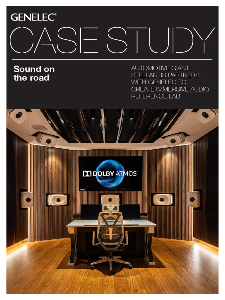 Stellantis & Genelec's Immersive Audio Lab | PDF | Sound | Sound Technology